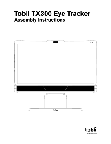 Tobii TX300 Assembly Instructions Manual | Manualzz