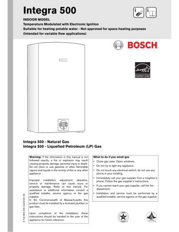 Bosch Integra 500 Installation Manual | Manualzz