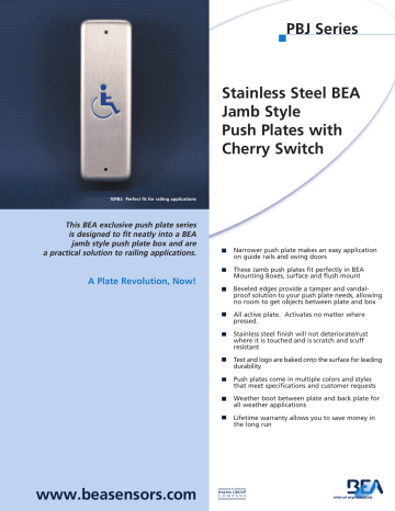 BEA 10PBJ1B Technical Specifications | Manualzz