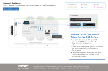 QSC Core Nano Wiring Diagram | Manualzz