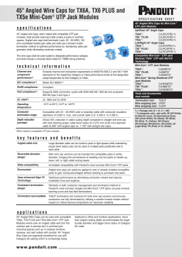 Panduit CJ6X88TGWH-C - Specification