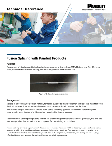 Panduit FWMHSSGS-6912 Fiber Enclosure Technical Reference | Manualzz