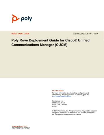 Poly Rove R8 DECT Repeater Deployment Guide | Manualzz