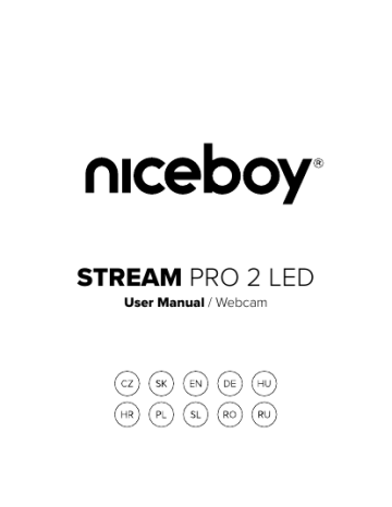 Niceboy STREAM PRO 2 LED Teleconferencing Instruction manual | Manualzz