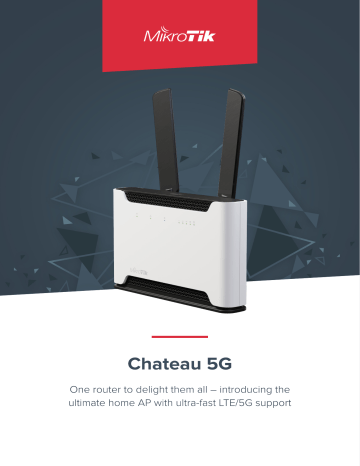 MikroTik CHATEAU 5G Chateau LTE/5G Kit Dual-Band Router, 5x 1GBit LAN ...