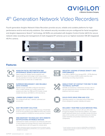 Avigilon NVR4X-STANDARD HD Network Video Rekorder NVR4X Standard, 16 ...