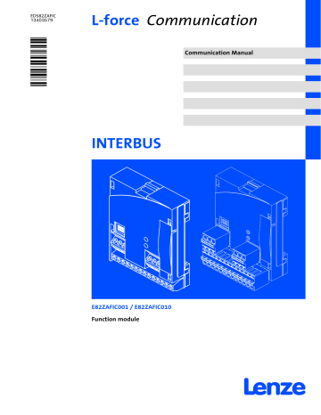 Lenze 8200 vector frequency inverter Owner's Manual | Manualzz