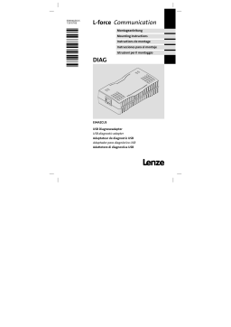 Lenze E94AZCUS - Mounting Instruction