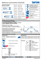 Lenze i550 - Commissioning Manual, Owner's manual, Operating instructions