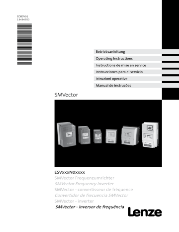 Lenze SMV NEMA1 IP31 frequency inverter Instrucciones de operación ...