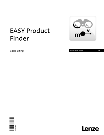Lenze EASY Product Finder Software Manual | Manualzz