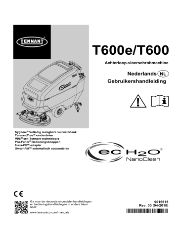 Tennant T600e-T600 Handleiding | Manualzz