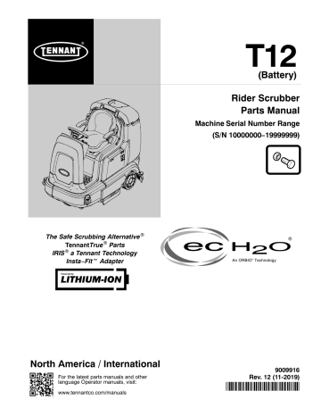 Tennant M-T12 Parts Manual | Manualzz