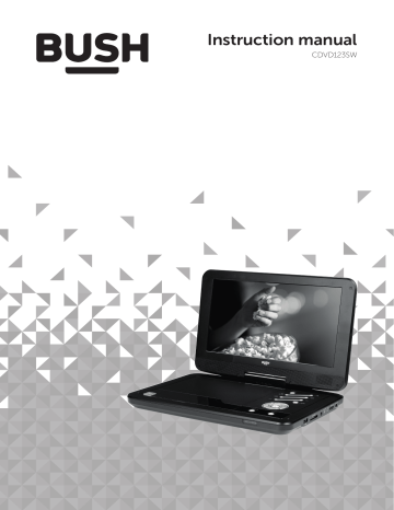 Bush 12 Inch Portable DVD Player Instruction Manual | Manualzz