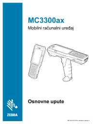 Zebra MC3300 - Bedienungsanleitung