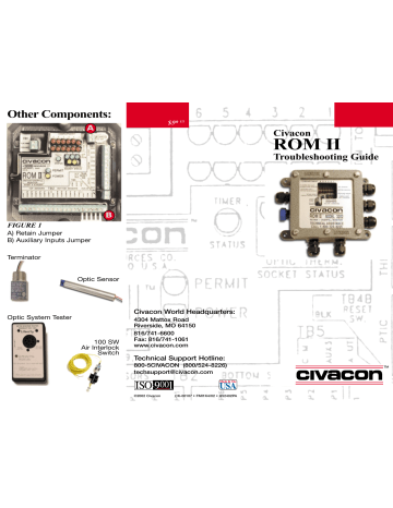Civacon ROM II Troubleshooting Manual | Manualzz