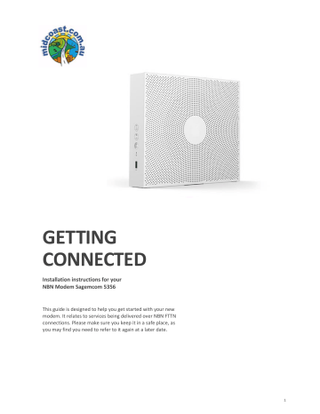 SAGEMCOM 5356 Installation Instructions Manual | Manualzz