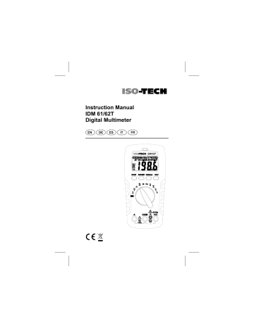 Iso-Tech IDM61 Instruction Manual | Manualzz