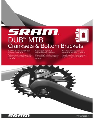 SRAM DUB PressFit User Manual | Manualzz