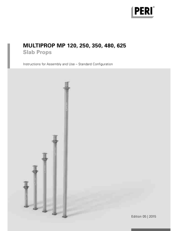 Peri MULTIPROP MP 250 Instructions For Assembly And Use | Manualzz
