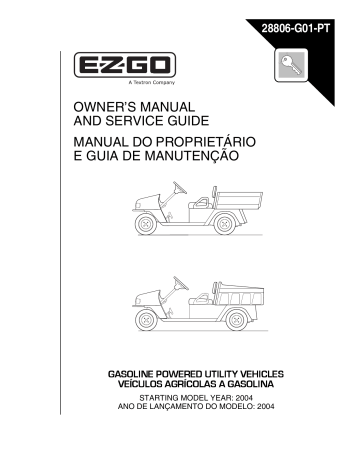 Ezgo MPT 800 Owner's Manual And Service Manual | Manualzz