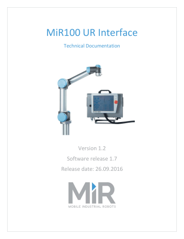 MIR MiR100 Technical Documentation Manual | Manualzz