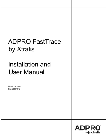 ADPRO FastTrace AFT-5005 Series Installation And User Manual | Manualzz