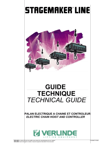 Verlinde STAGEMAKER SM5 504 M1-A Technical Manual | Manualzz