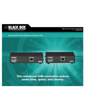 Black Box ServSwitch ACU4001A Specifications | Manualzz