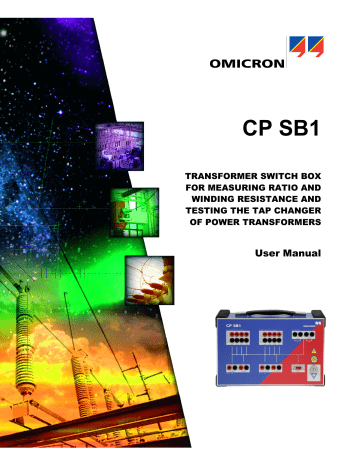 Omicron CP SB1 User Manual | Manualzz