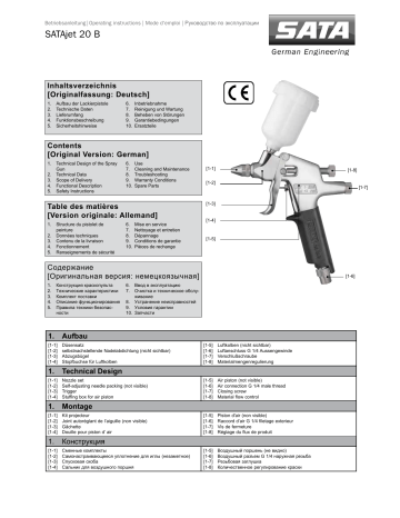 SATA graph 4 Operating Instructions Manual | Manualzz