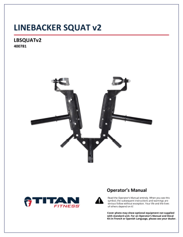 Titan Fitness Linebacker Squat Landmine Attachment V2 Manual | Manualzz