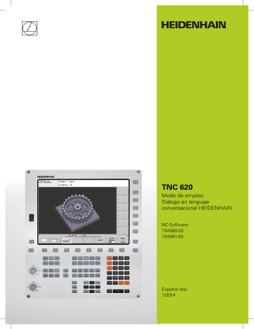 Programación de los tipos de cálculo básicos. HEIDENHAIN TNC 620/73498x ...