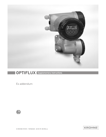 Krohne OPTIFLUX 2000 | 4000 | 5000 | 6000 | 7000 Owner's Manual | Manualzz