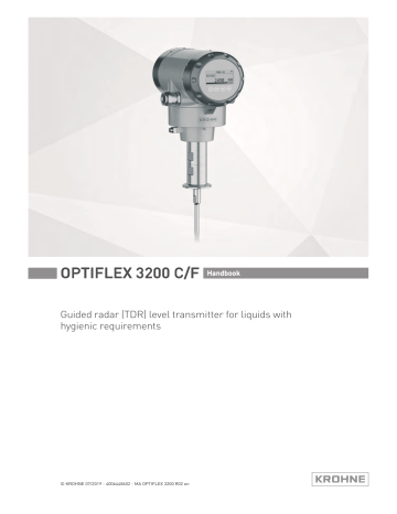 Krohne OPTIFLEX 3200 C/F Handbook | Manualzz