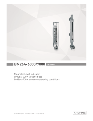 Krohne BM26A-6000 | BM26A-7000 Handbook | Manualzz