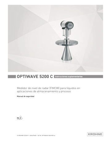 KROHNE OPTIWAVE 5200 C SIL El manual del propietario | Manualzz
