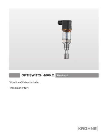 KROHNE OPTISWITCH 4000 C Transistor Bedienungsanleitung | Manualzz