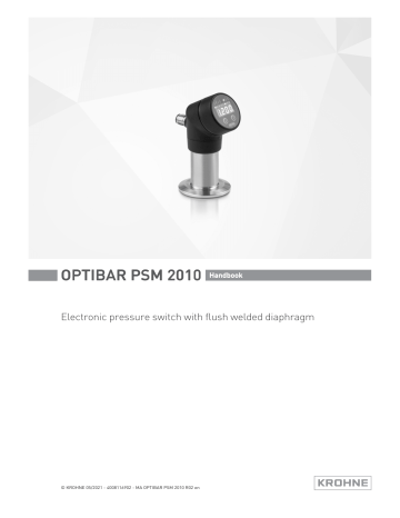 Krohne OPTIBAR PSM 2010 Handbook | Manualzz