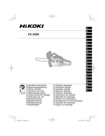 Hikoki CS33EB CHAIN SAW Instruction manual | Manualzz