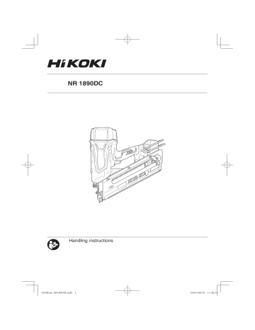 Hikoki NR1890DC CORDLESS STRIP NAILER Instruction Manual | Manualzz