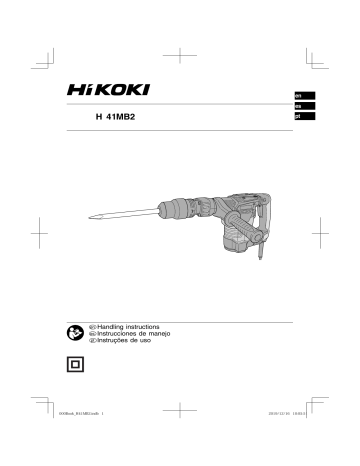 Hikoki H41MB2 DEMOLITION HAMMER Instruction Manual | Manualzz