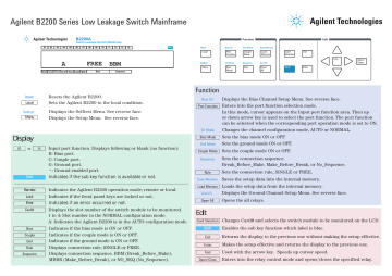 Keysight B2200A/B2201A Switching Matrix Quick Start Guide | Manualzz