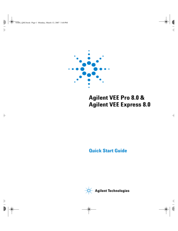 Keysight VEE Pro 8.0 & VEE Express 8.0 Quick start Guide | Manualzz