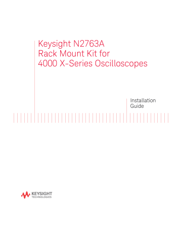 Keysight Rack Mount Kit Installation Guide | Manualzz
