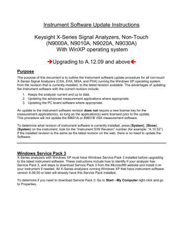 Keysight X-Series Non-Touch Installation Guide | Manualzz