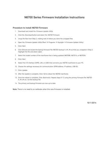 Keysight N6700 Series Installation Guide | Manualzz