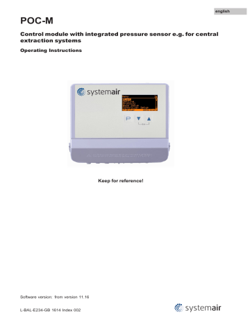 Systemair DVC 710D-POC EC Owner's Manual | Manualzz
