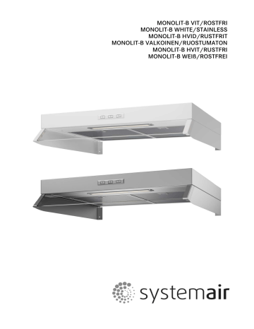 Systemair MONOLIT - B White Owner's Manual | Manualzz