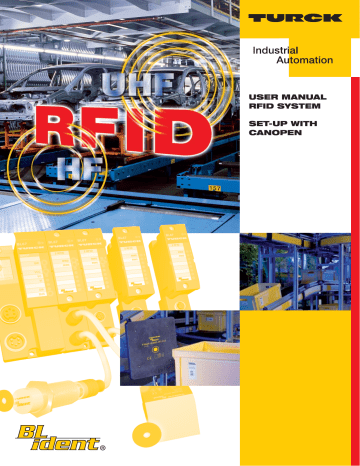 Turck BL ident RFID System Owner's Manual | Manualzz